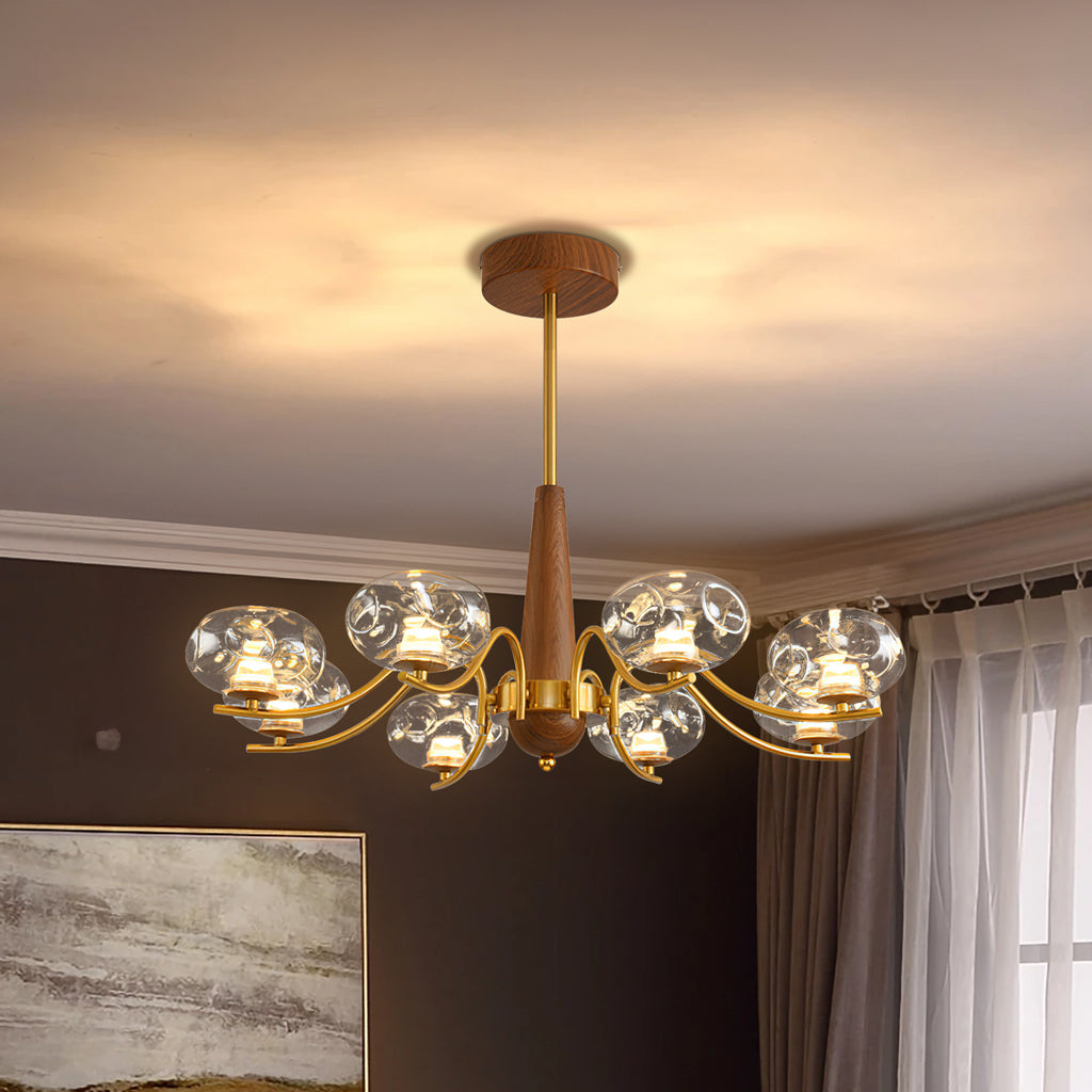 Raphael Vintage Branch Glass Bubble Ceiling Light – ateasehomelife.fr